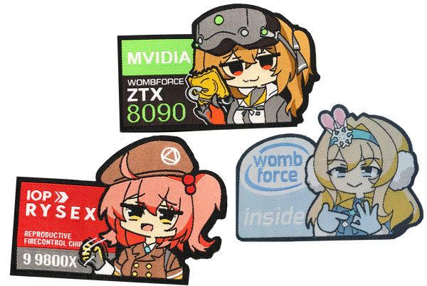 Womb Force Woven Patches – WoodPatch