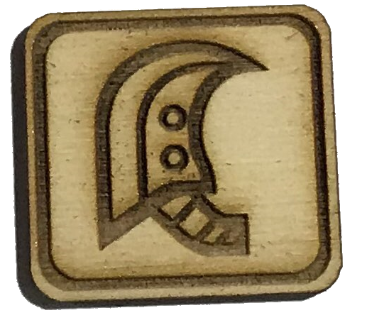 Monster Hunter Weapon Symbol 1" WoodPatch