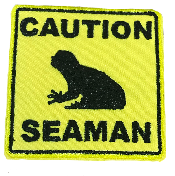 Caution Seaman Embroidery Patch – WoodPatch