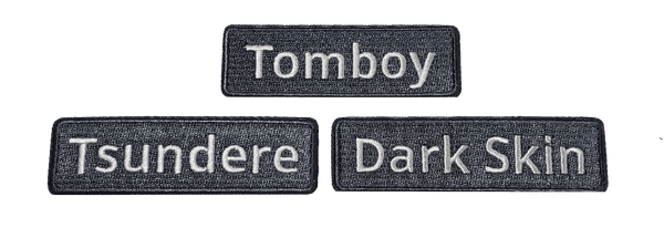 Doujin Tag Embroidery Patch Series – WoodPatch